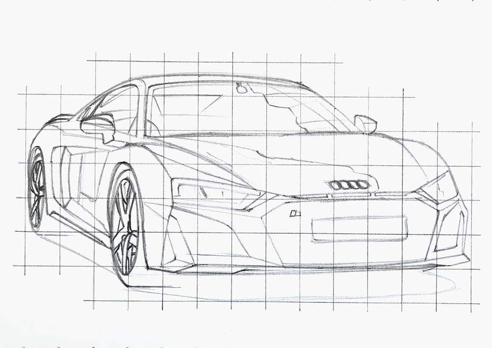 How to Draw an Audi R8 - Simple & Realistic Step-by-Step Guide